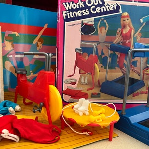 Vintage Sears Barbie Work Out Fitness Center - Etsy