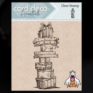 Clear Stamp, Stacked Gifts, Paper Crafts, Card Making, Christmas ...
