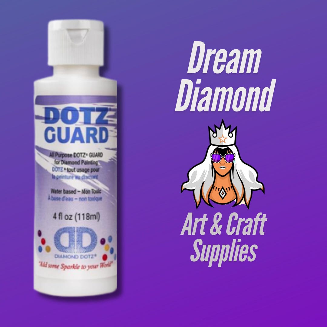 Diamond Dotz, Guard Sealant 4oz, Needle Arts, Diamond Painting ...