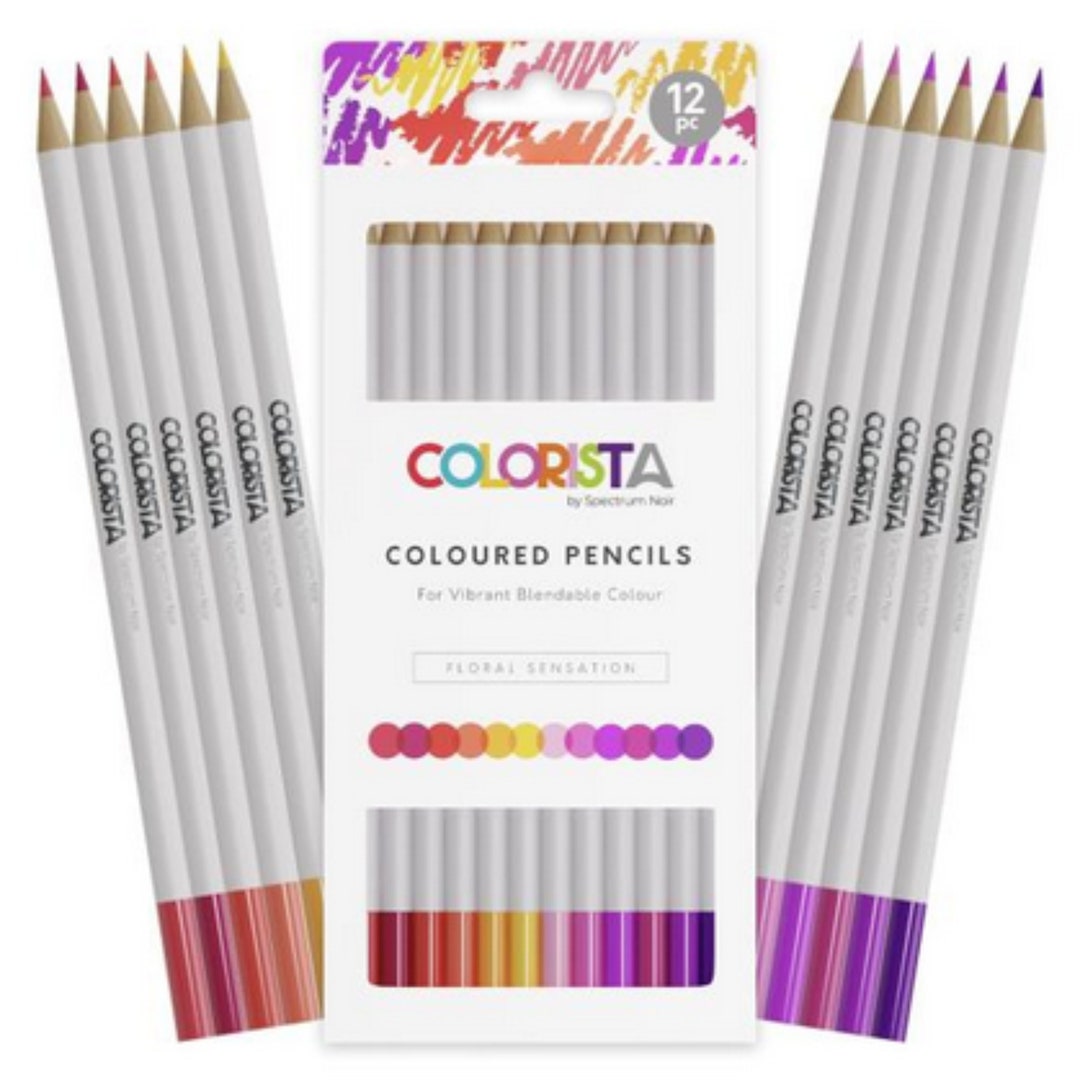 Spectrum Noir, Colorista, Colour Pencil 12/pkg,pencils,pens, Floral ...