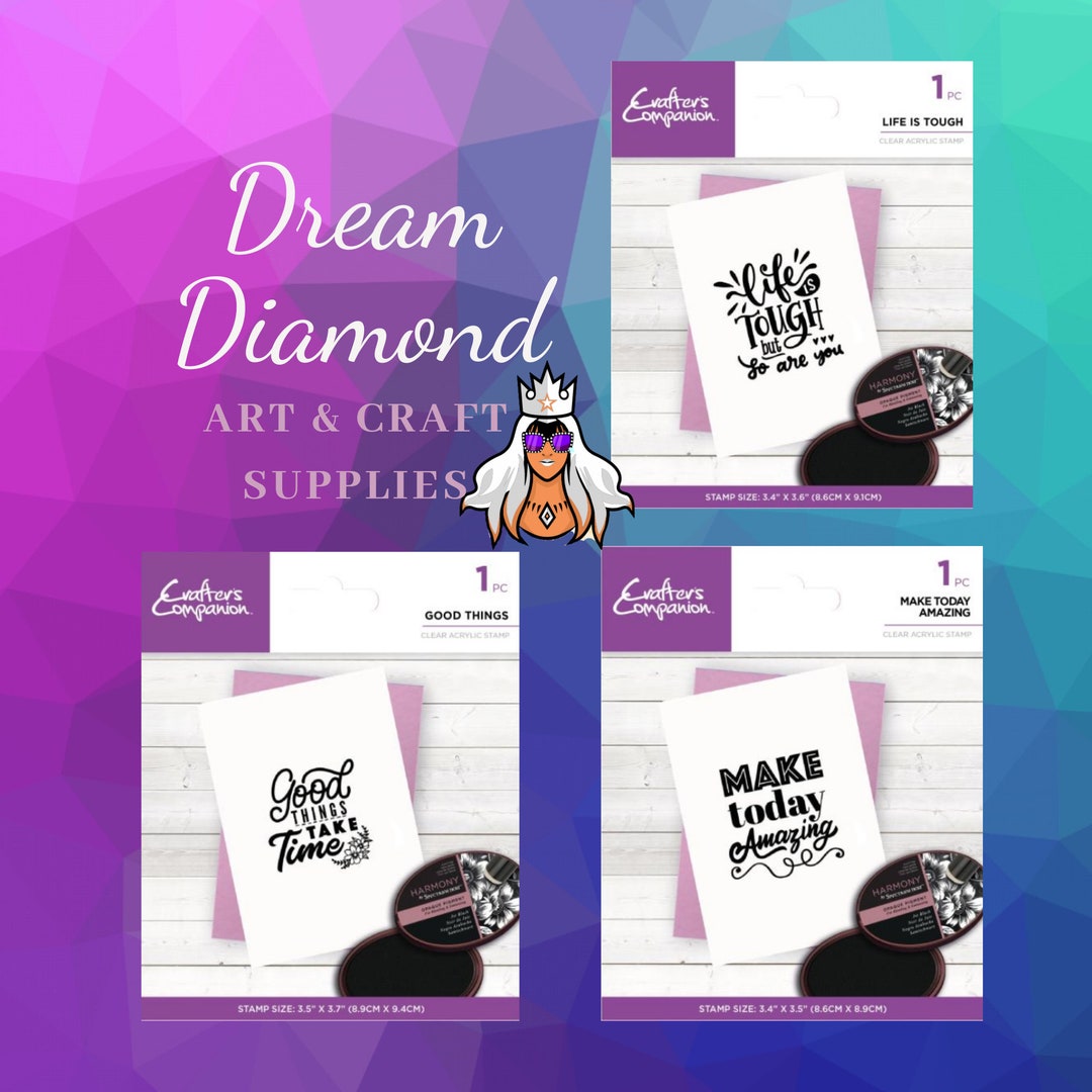 Crafter's Companion, Clear Acrylic Stamps, Stamping, Papercrafts ...