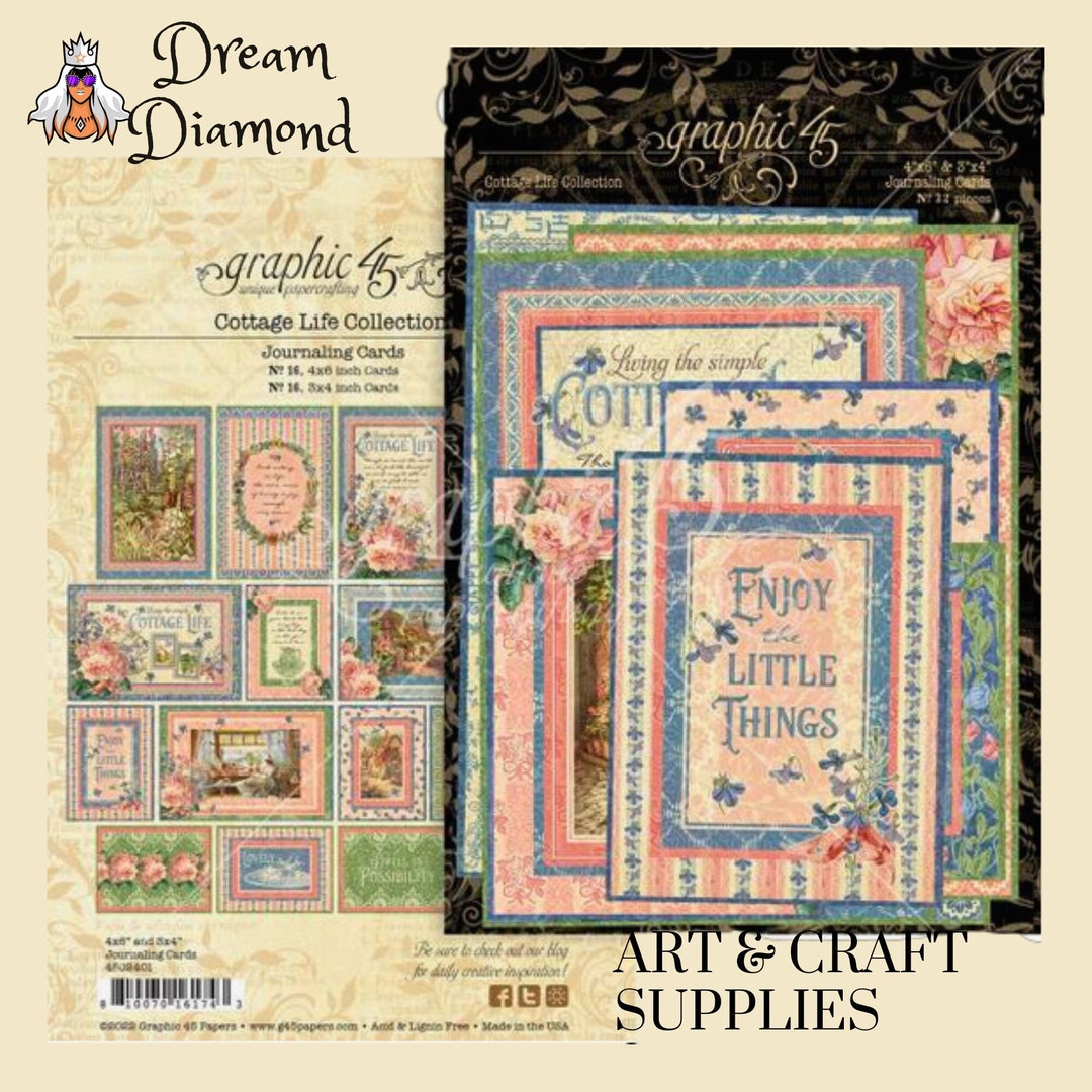 Cottage Lif, Journaling Cards, Graphic 45, Ephemera,paper Crafts,card ...