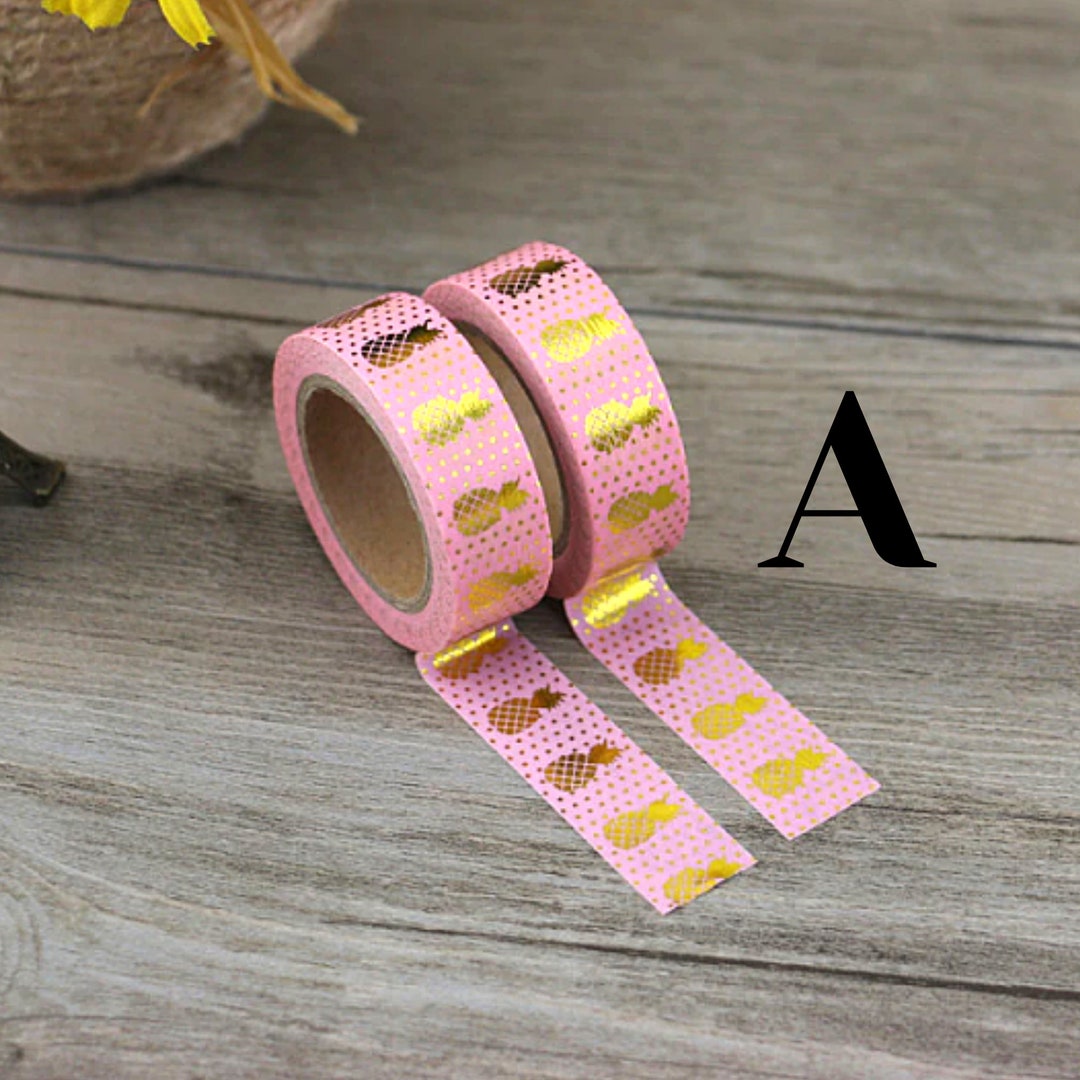 CLEARANCE, Pretty in Pink, Washi Tape, Paper Crafts, Gold Foil ...