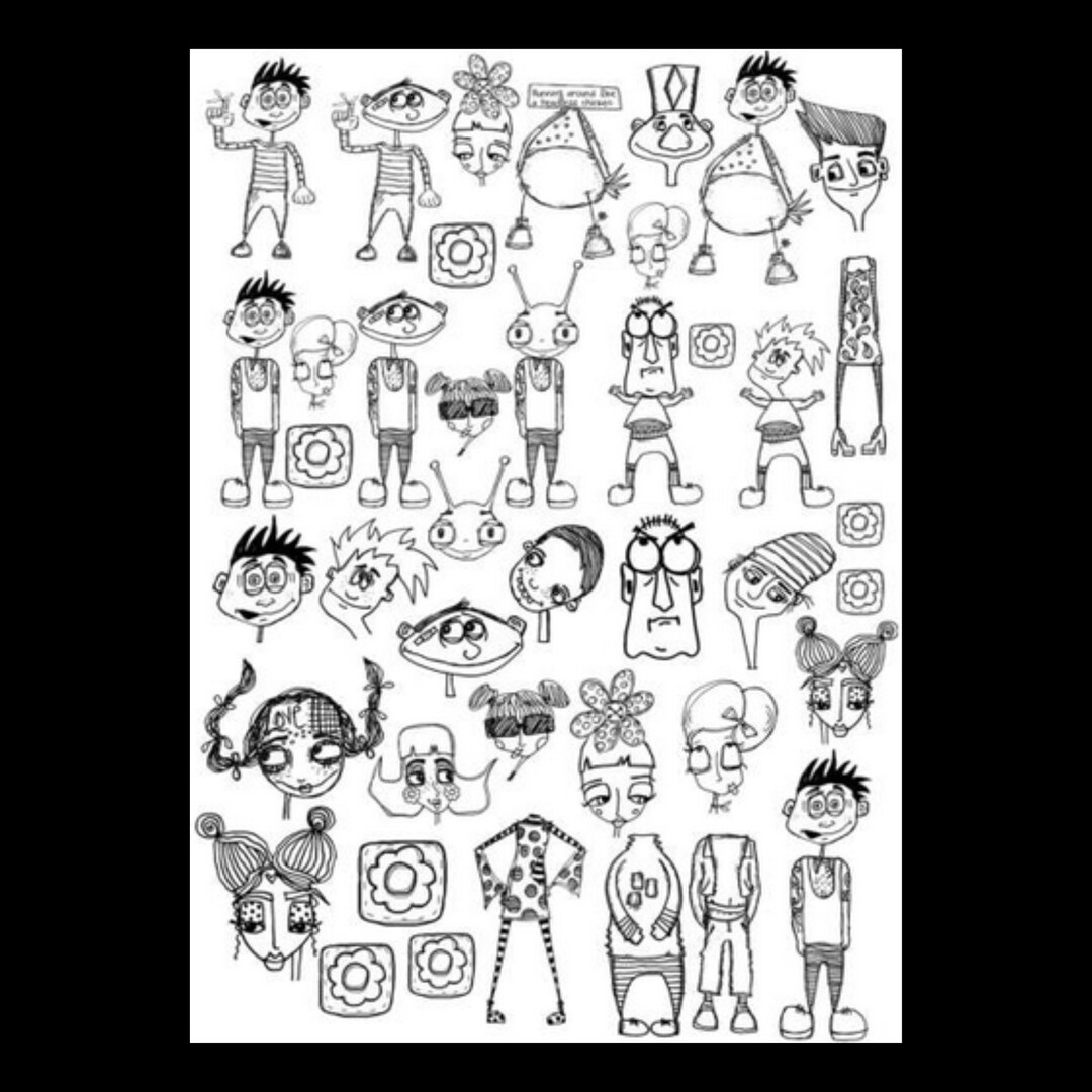CLEARANCE, Transfer Sheet,alien, Characters, Dress My Craft, Paper ...
