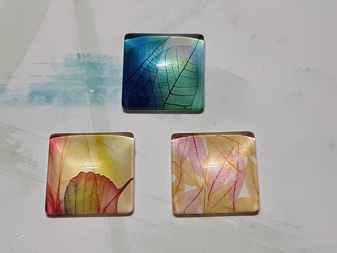 Square, Leaf, Cover Minder, Needle Minder, Plant, Refrgerator Magnet ...