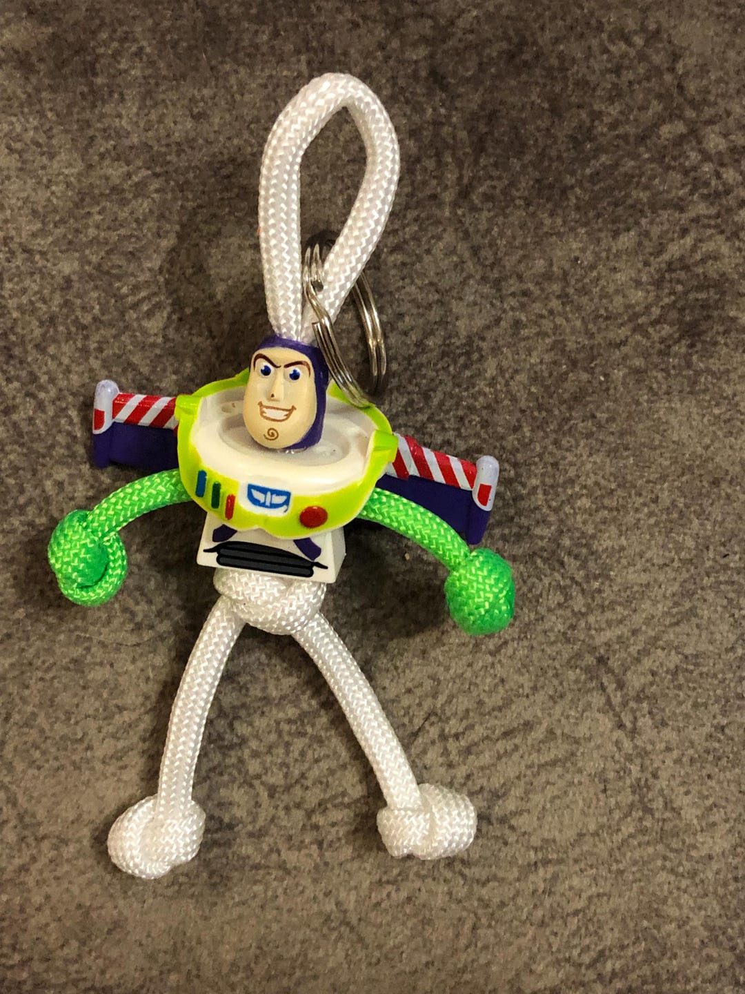 The Original Buzz Lightyear Paracord Buddy Keychain Keyring Made to ...
