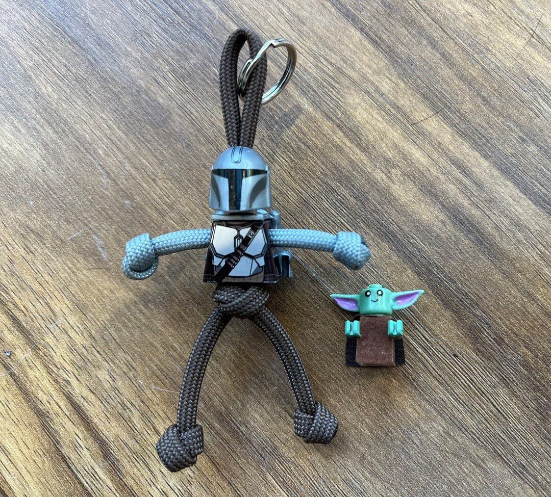 The Original Mandalorian Paracord Buddy Keychain Keyring Made to Order ...