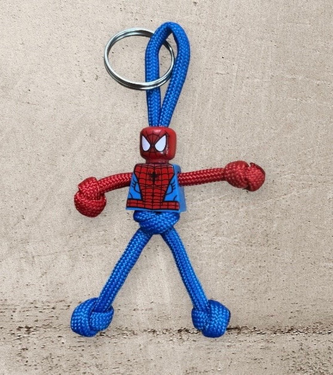 The Original Spiderman Paracord Buddy Keychain Keyring Made to Order ...