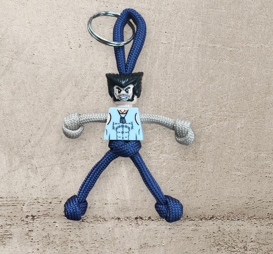 The Original Wolverine Paracord Buddy Keychain Keyring Made to Order ...