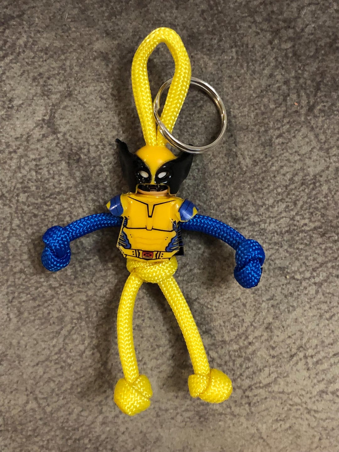 Yellow Wolverine Paracord Buddy Keychain Keyring Made to Order. - Etsy