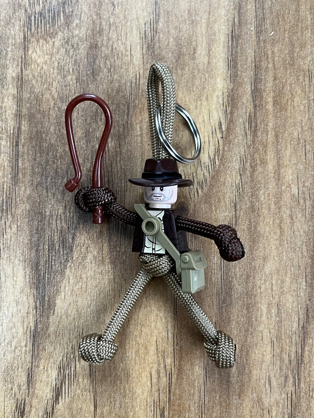 The Original Indiana Jones Paracord Buddy Keychain Keyring Made to ...