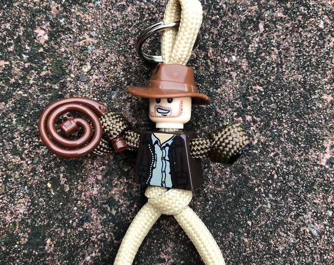 The Original Indiana Jones Paracord Buddy Keychain Keyring - Etsy