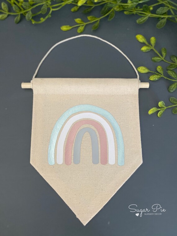 Rainbow Banner Boho Rainbow Sign Rainbow Decor Rainbow Baby - Etsy