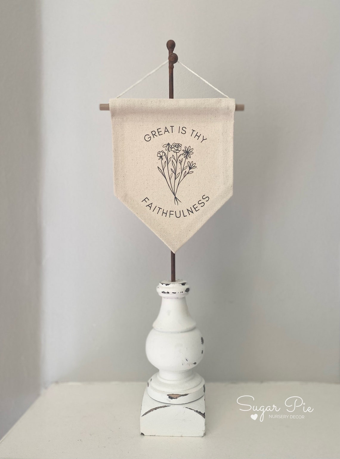 Great is Thy Faithfulness Banner Small Wall Hanging Canvas - Etsy