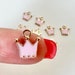10 Pcs Mini Crown Charm, Enamel Pink Crown, Mini Crown Beads, Mini ...
