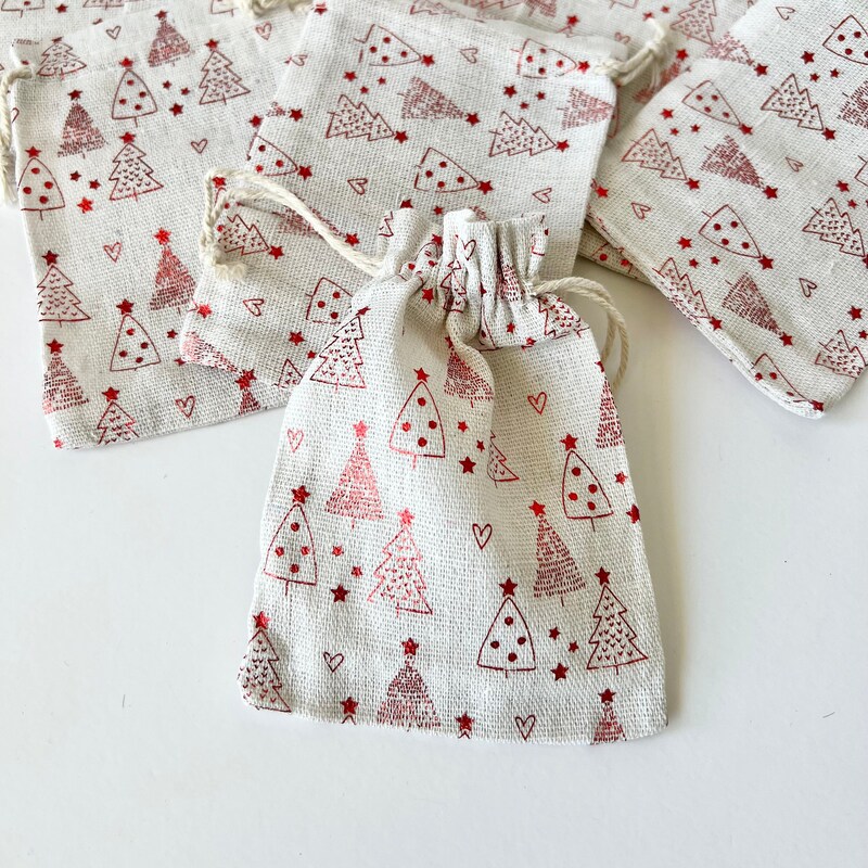 Christmas Cloth Bags - Etsy