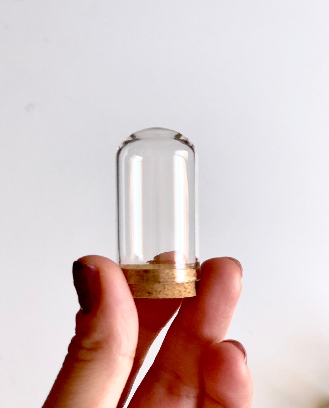 50 Pcs Mini Dome Glass Jar 42.5x25mm Dome Jar Cloche Dome | Etsy