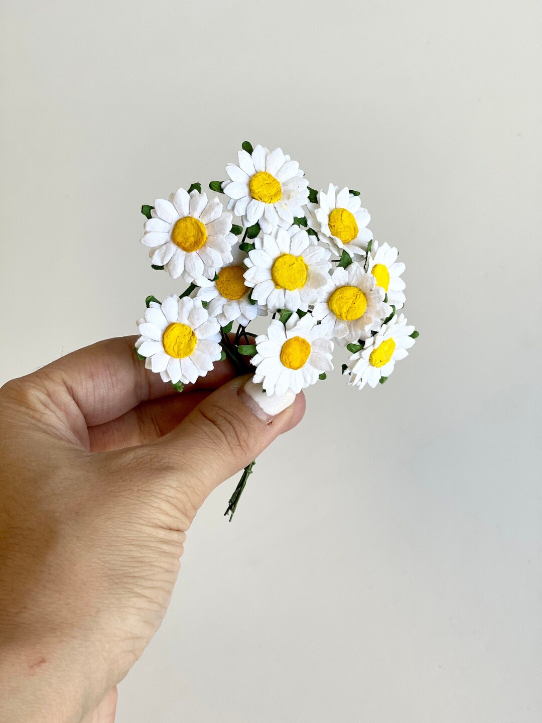 Mulberry Paper Daisy, Paper Flowers, Paper Daisy, Paper Sunflowers With ...