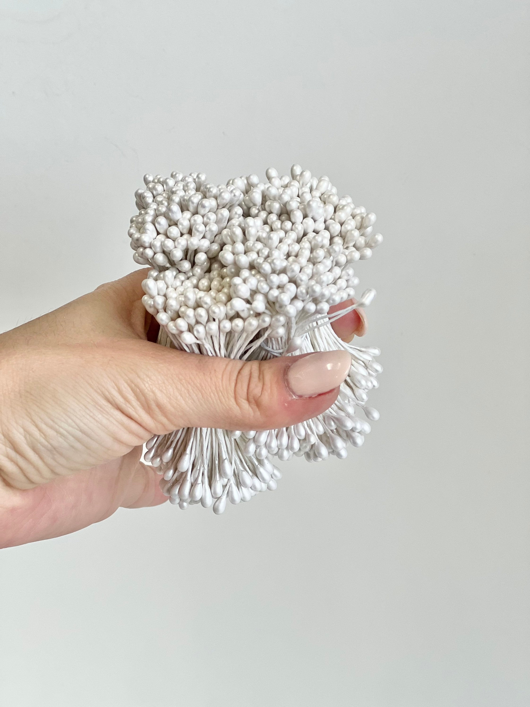 800 Pcs Double Head Mini Flower Stamen Artificial Flower Making Stamen ...