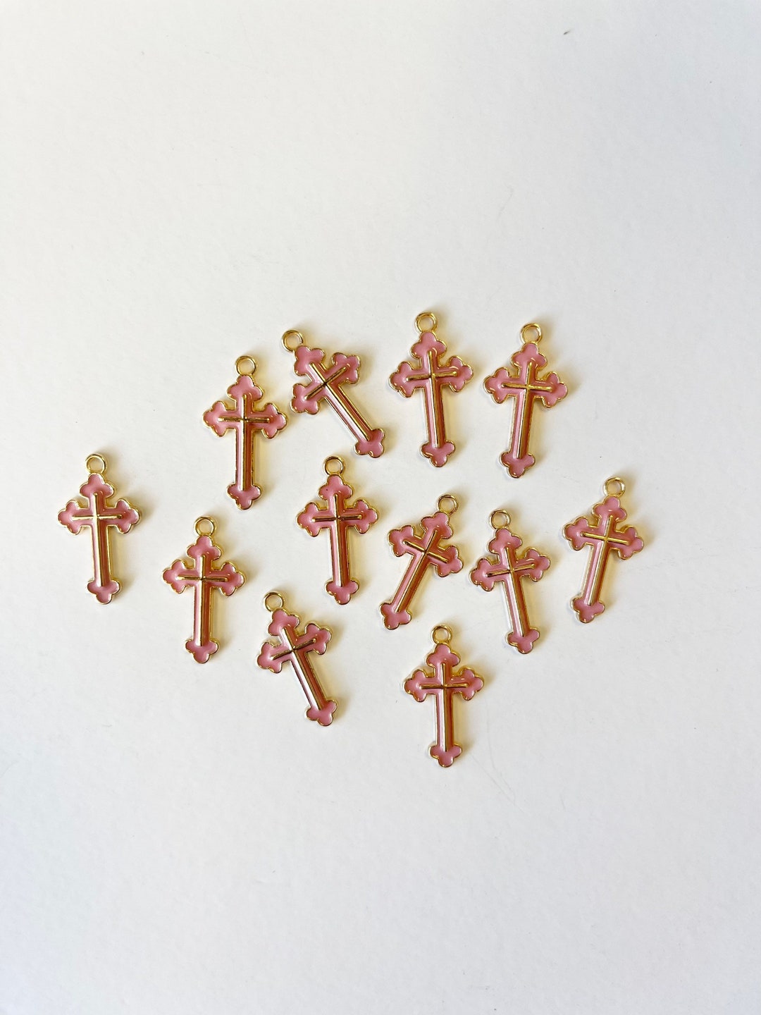 10 Pcs Mini Cross, Tiny Cross, Cross Charms, Mini Cross Charm, Mini ...