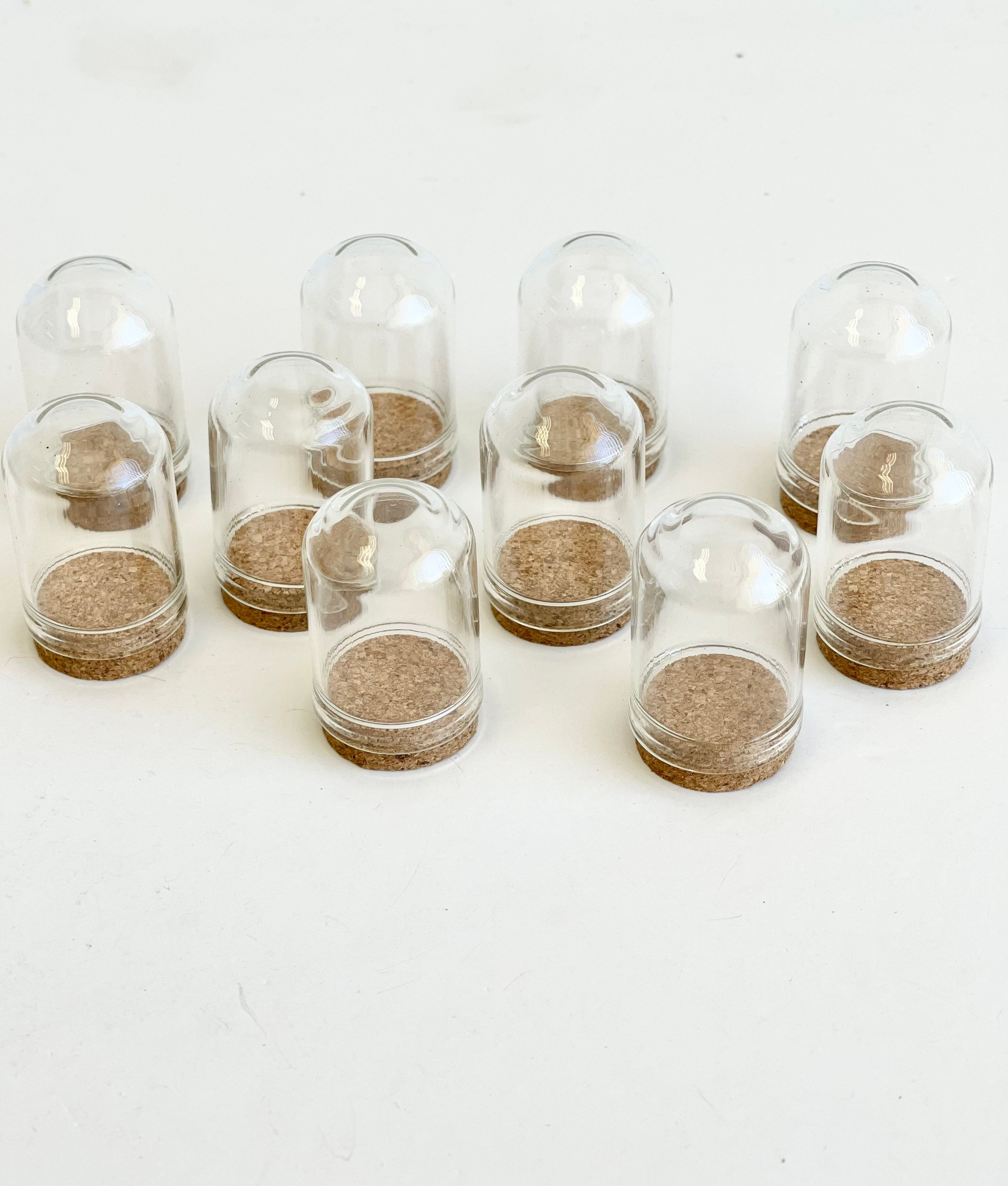 10 Pcs Mini Dome Glass Jar 36.5x22mm Dome Jar Cloche Dome - Etsy