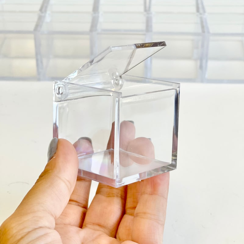 Small Clear Acrylic Display Boxes - Etsy