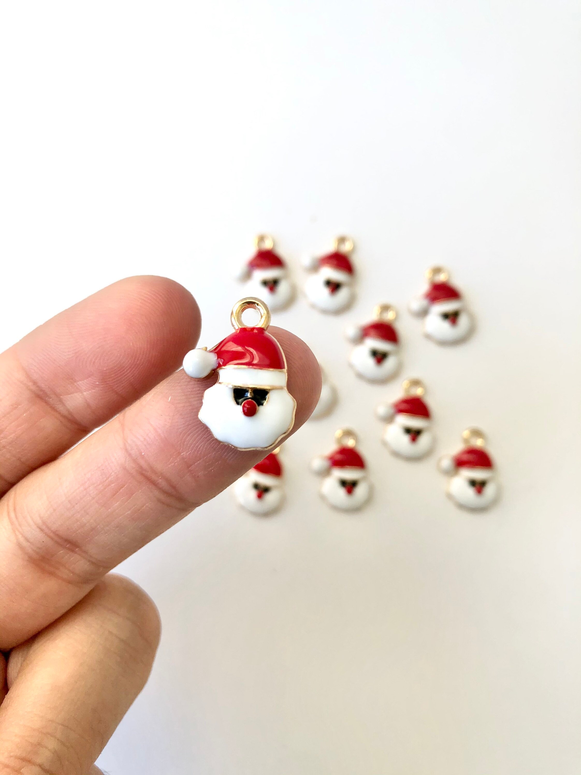 Enamel Christmas Charms Colorful Assortment of Holiday Enamel - Etsy UK