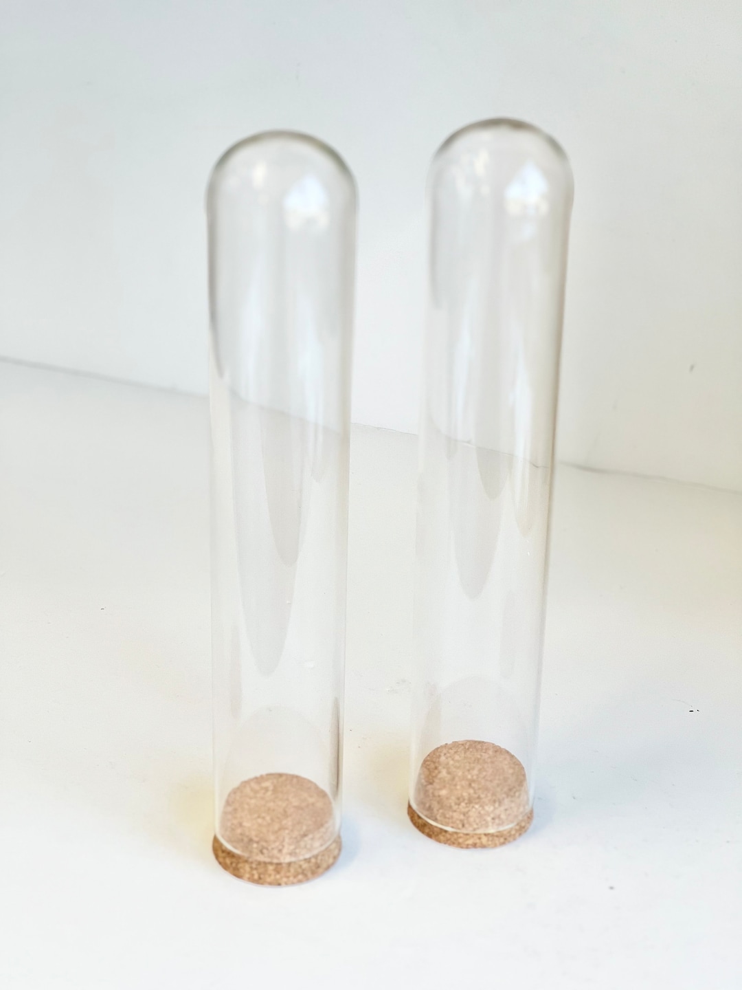 Big Dome Glass Jar, 50x280mm, Dome Jar, Cloche Dome, Cork, Glass Jar ...