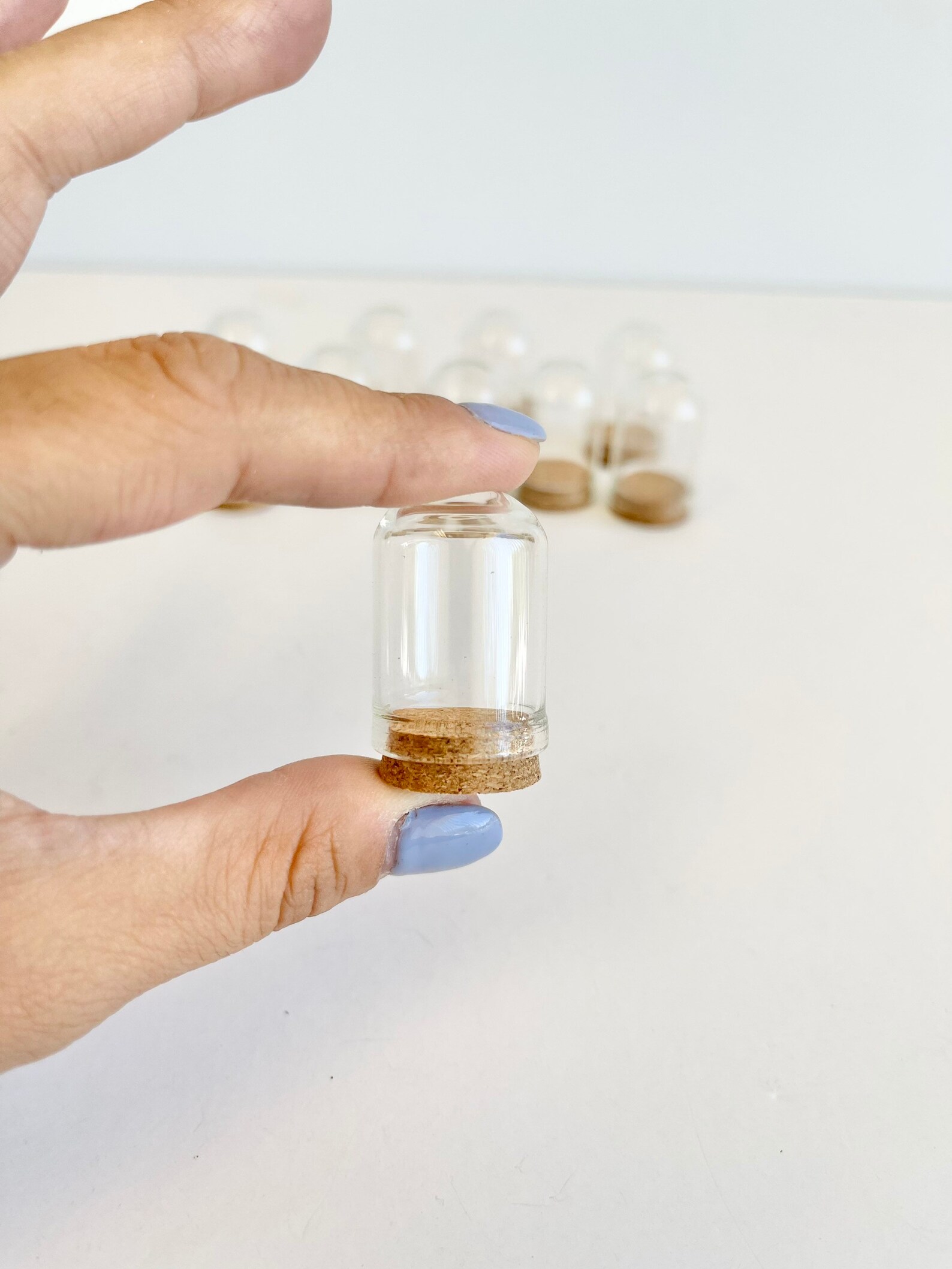 10 Pcs Mini Dome Glass Jar, 36.5x22mm, Dome Jar, Cloche Dome, Cork ...