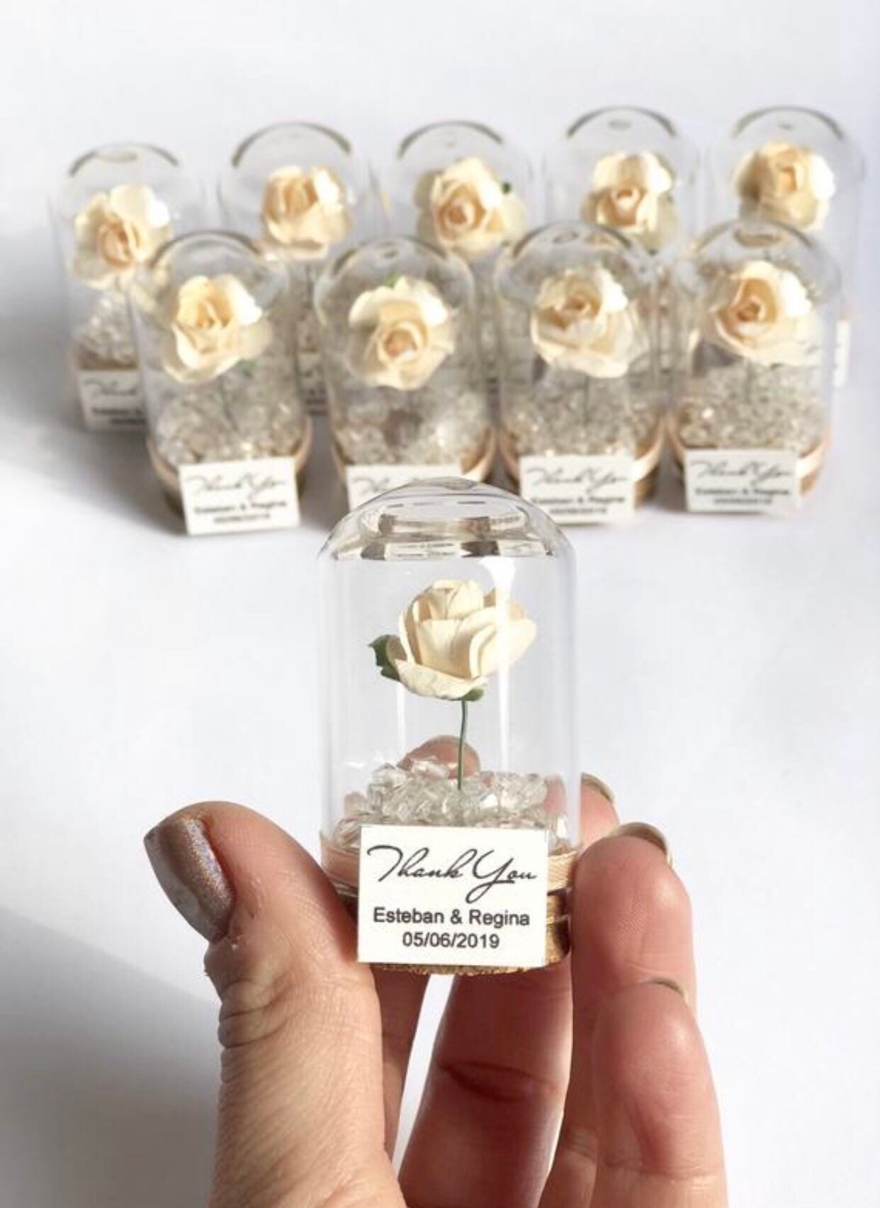 10 Pcs Mini Dome Glass Jar 36.5x22mm Dome Jar Cloche Dome - Etsy