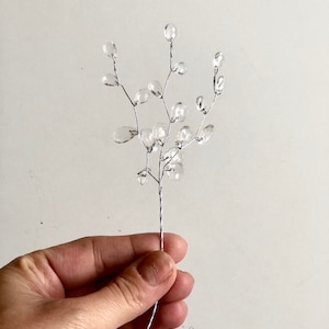 Acrylic Spray Branch, Acrylic Bead Spray With Wire Stem,plastic Branch ...