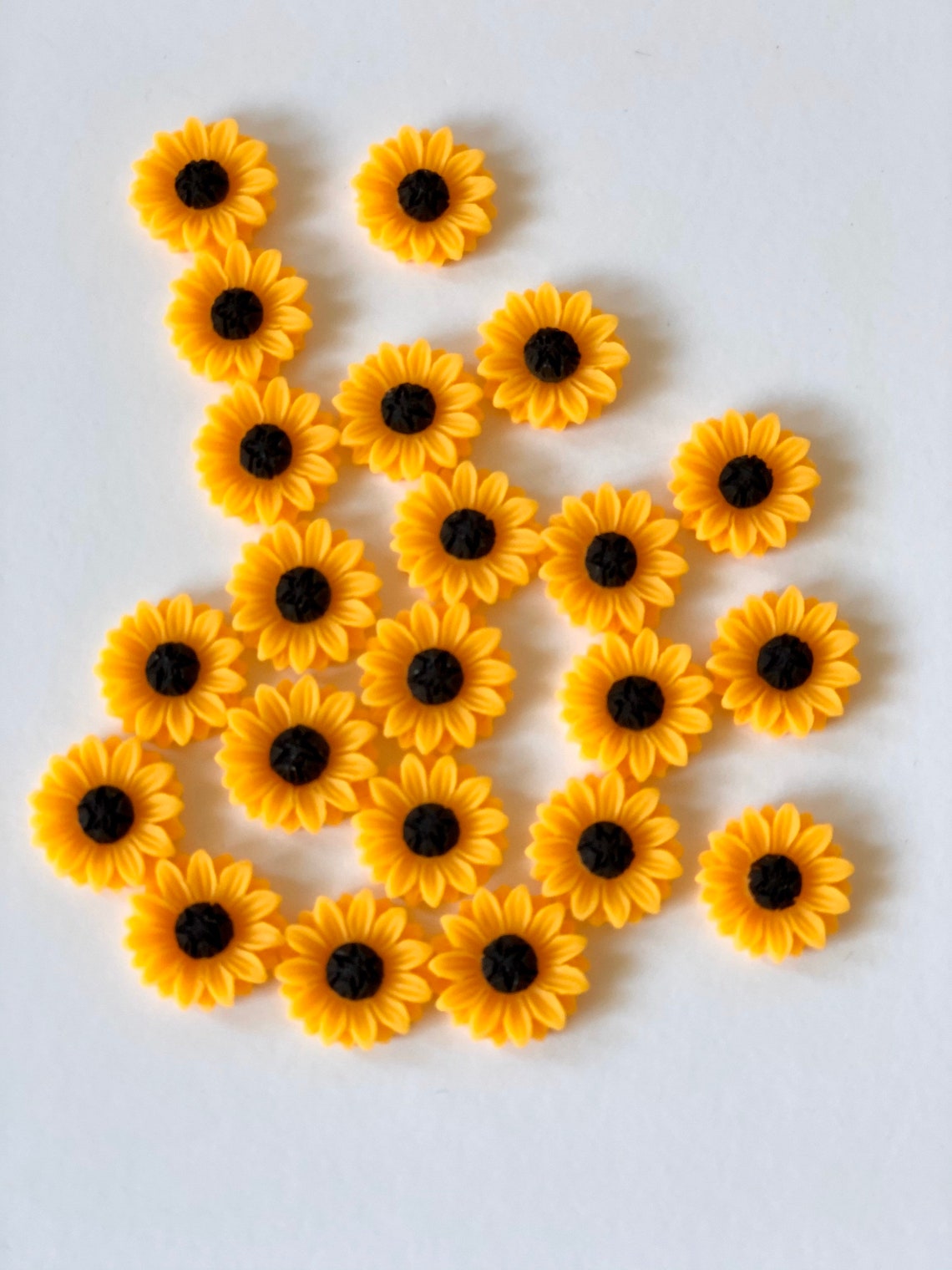 15mm Resin Sunflower Home Decor Rustic Kawaii Miniature - Etsy
