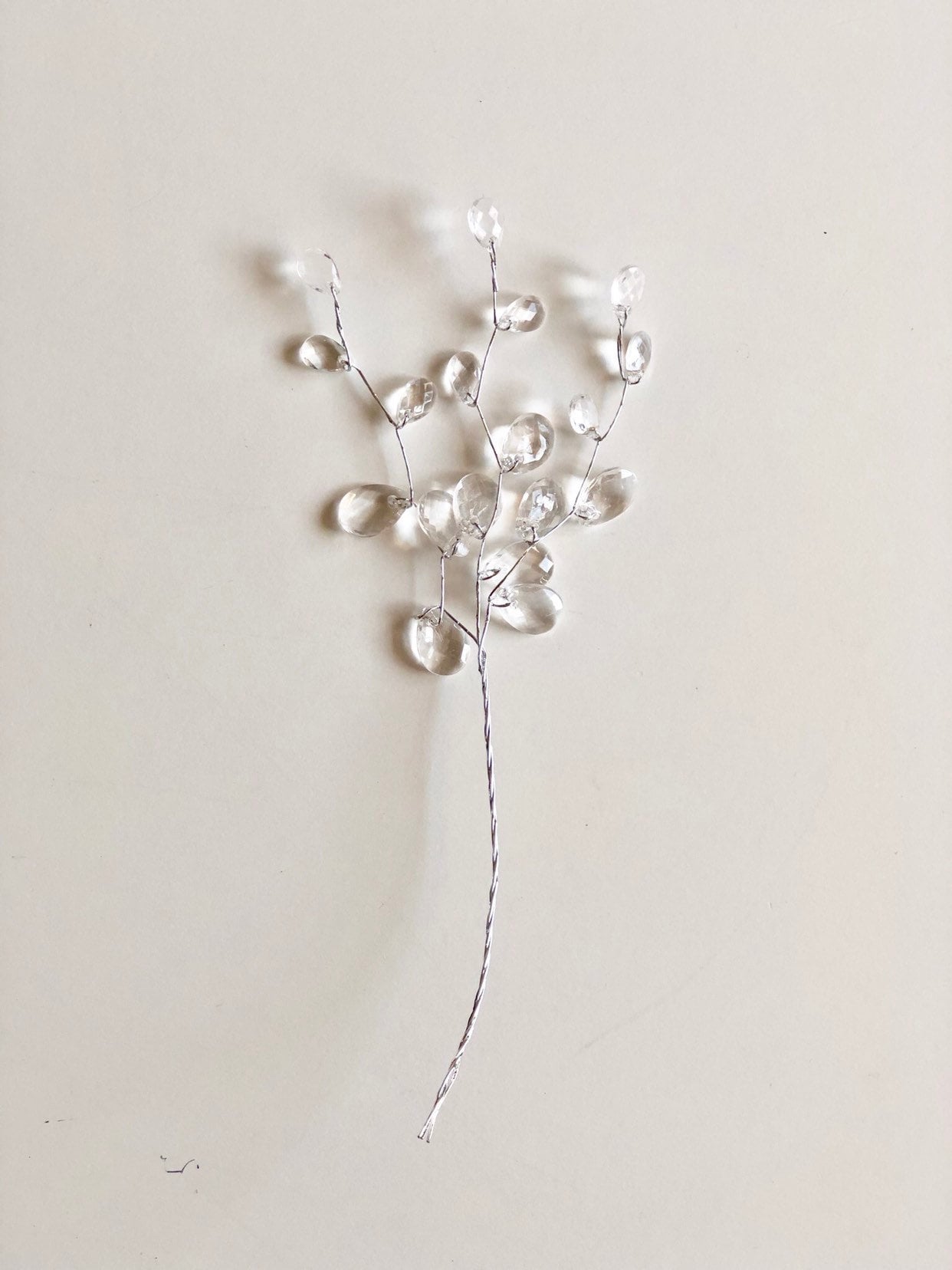 Acrylic Spray Branch Acrylic Bead Spray With Wire - Etsy