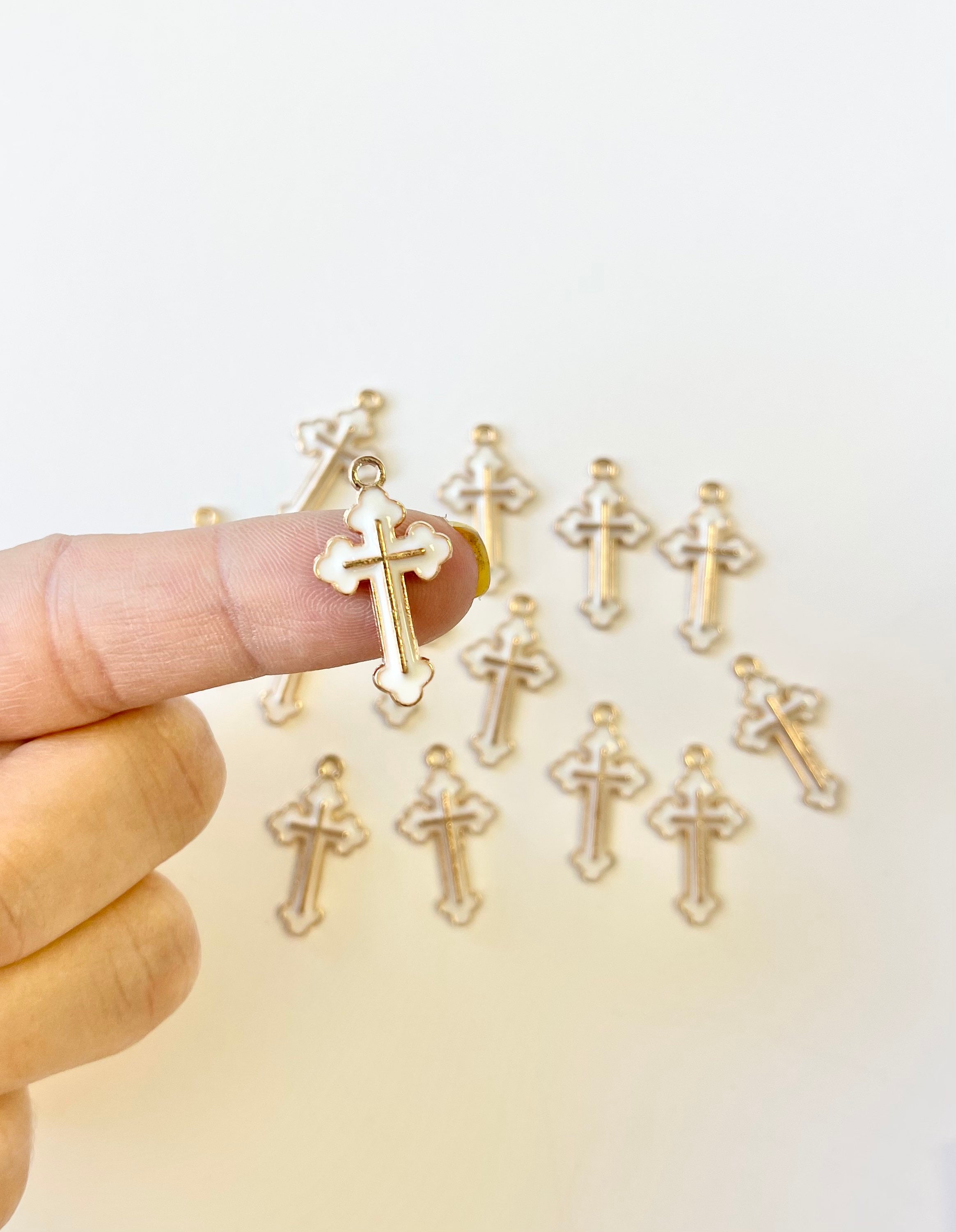10 Pcs Mini Cross Tiny Cross Cross Charms Mini Cross Charm - Etsy