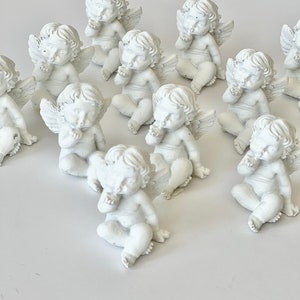 2pcs Miniature Angel Figurine, Baby Angel Figurine, Religious and ...