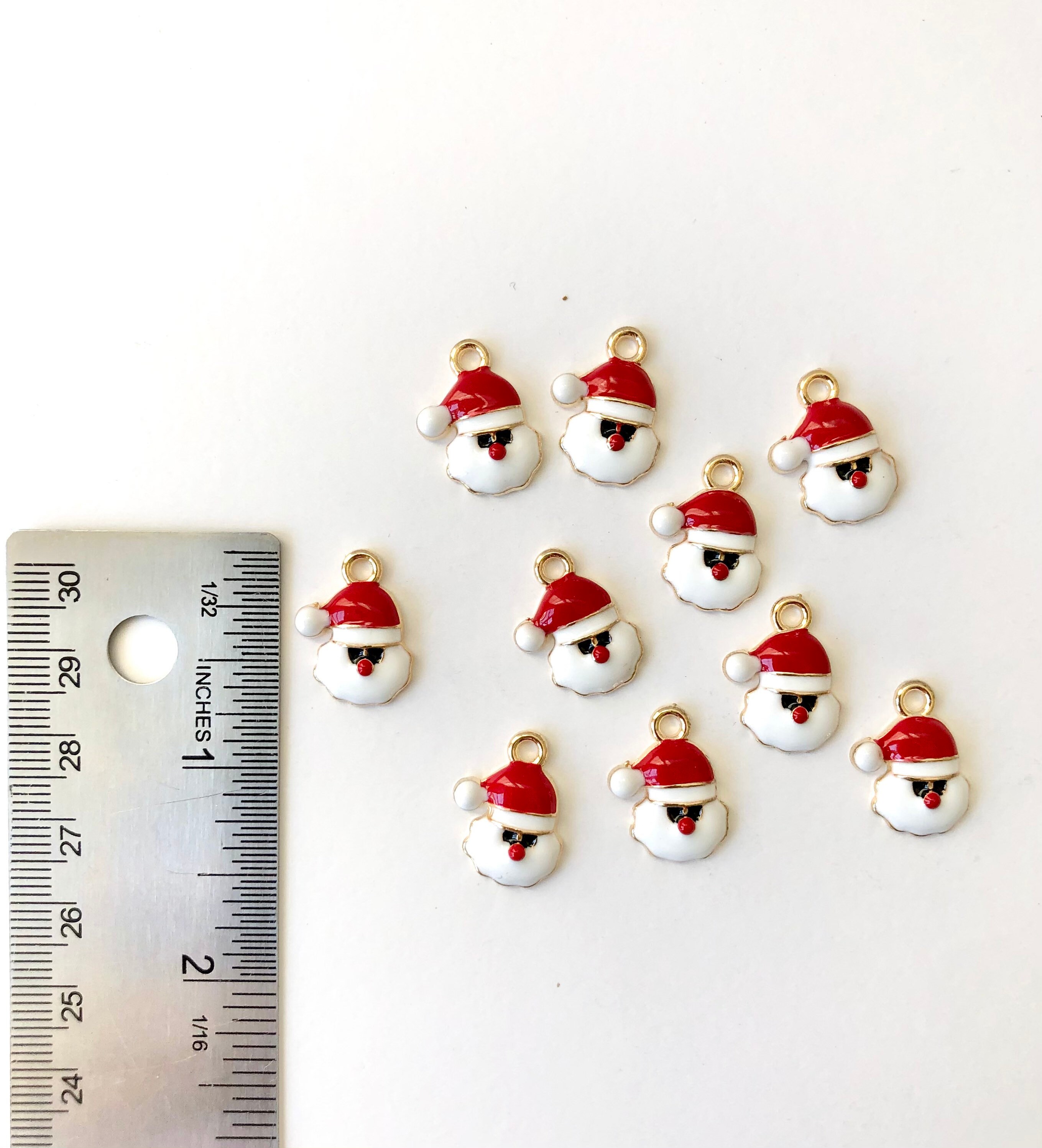 Enamel Christmas Charms Colorful Assortment of Holiday Enamel | Etsy