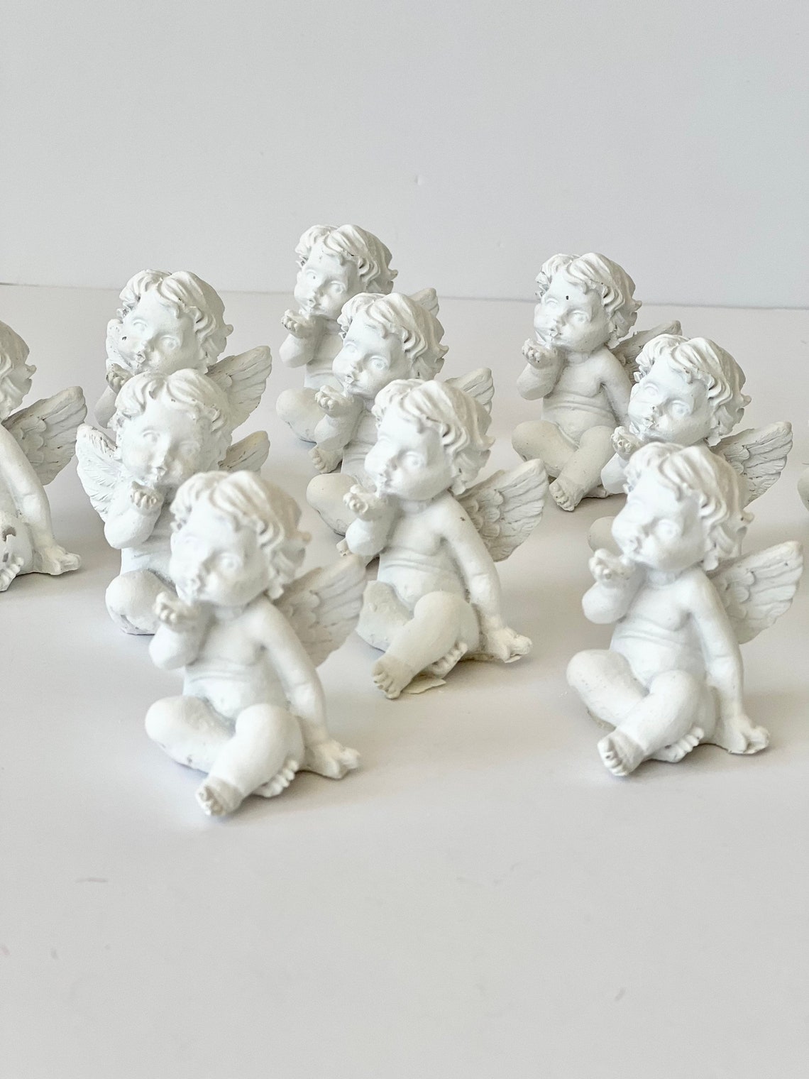 2pcs Miniature Angel Figurine Baby Angel Figurine Religious - Etsy