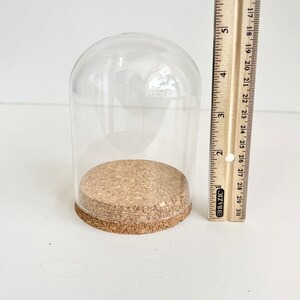 Big Dome Glass Jar, 120x90mm, Dome Jar, Cloche Dome, Cork, Glass Jar ...