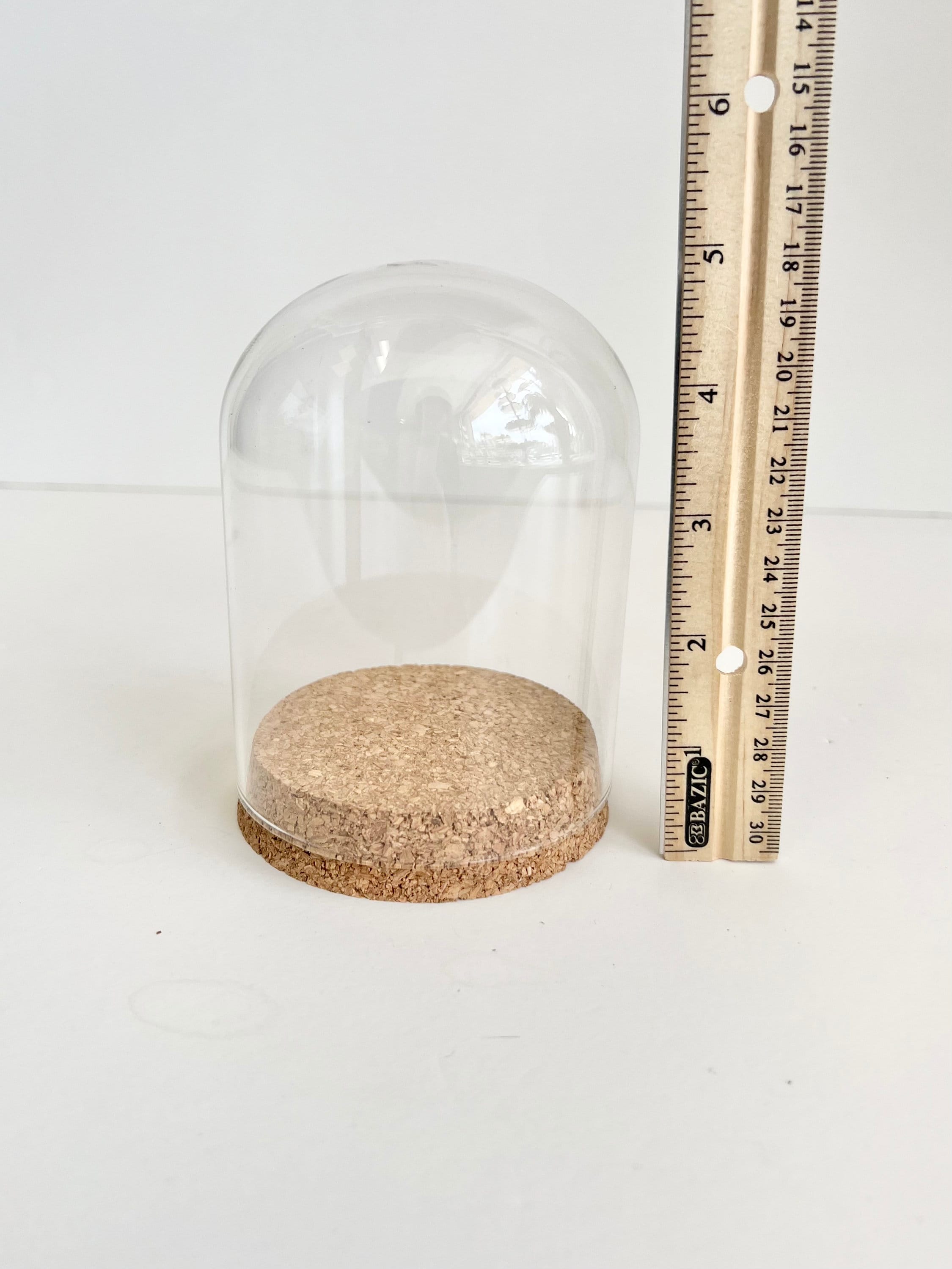 Big Dome Glass Jar, 120x90mm, Dome Jar, Cloche Dome, Cork, Glass Jar ...