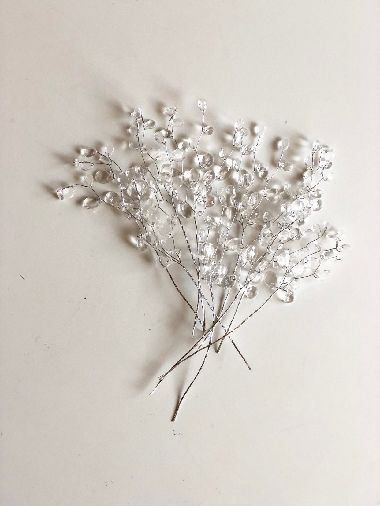 Acrylic Spray Branch Acrylic Bead Spray With Wire - Etsy