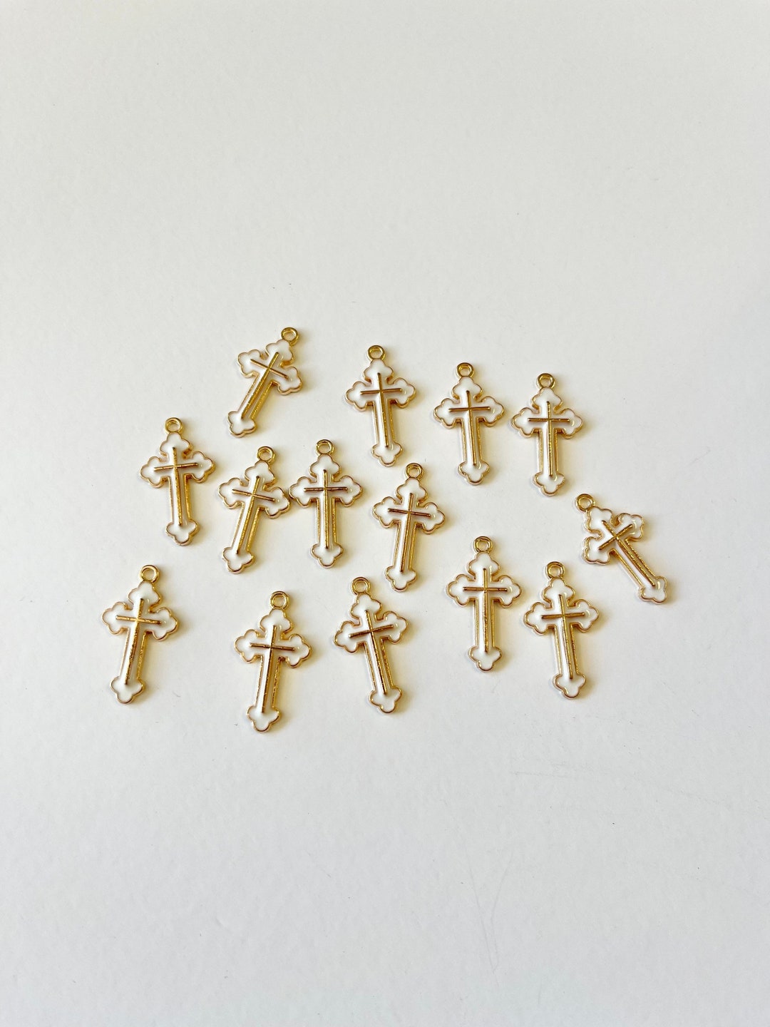 10 Pcs Mini Cross, Tiny Cross, Cross Charms, Mini Cross Charm, Mini ...