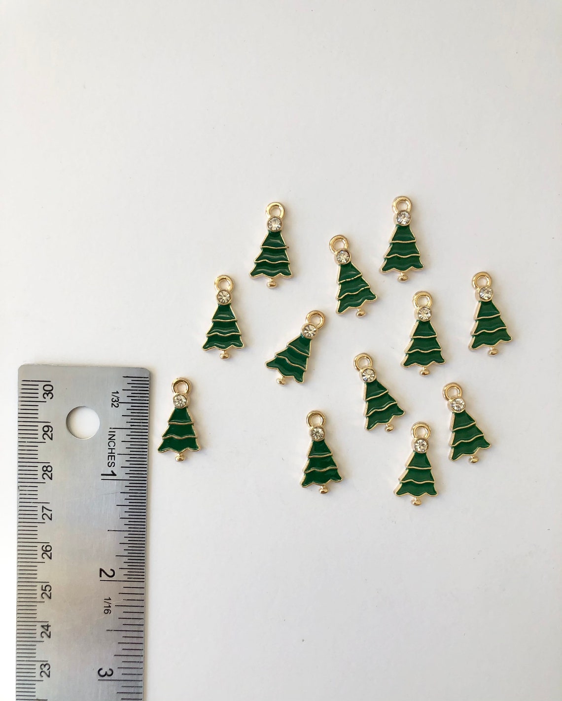 Enamel Christmas Charms Colorful Assortment of Holiday Enamel Gold ...