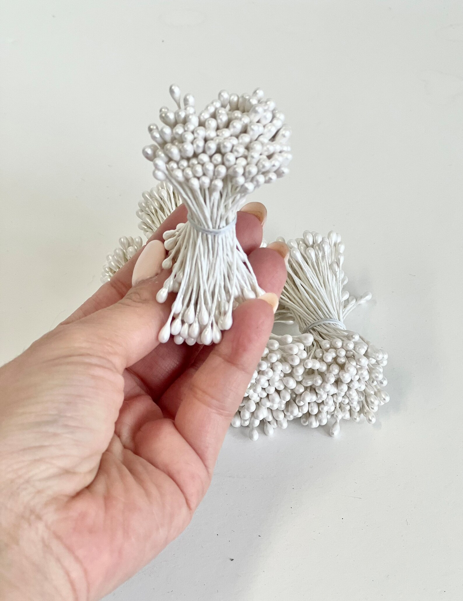 800 Pcs Double Head Mini Flower Stamen Artificial Flower Making Stamen ...