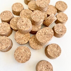 10 Pcs Corks Stoppers Size of 28x12mm, Corks for Miniature Bottles ...