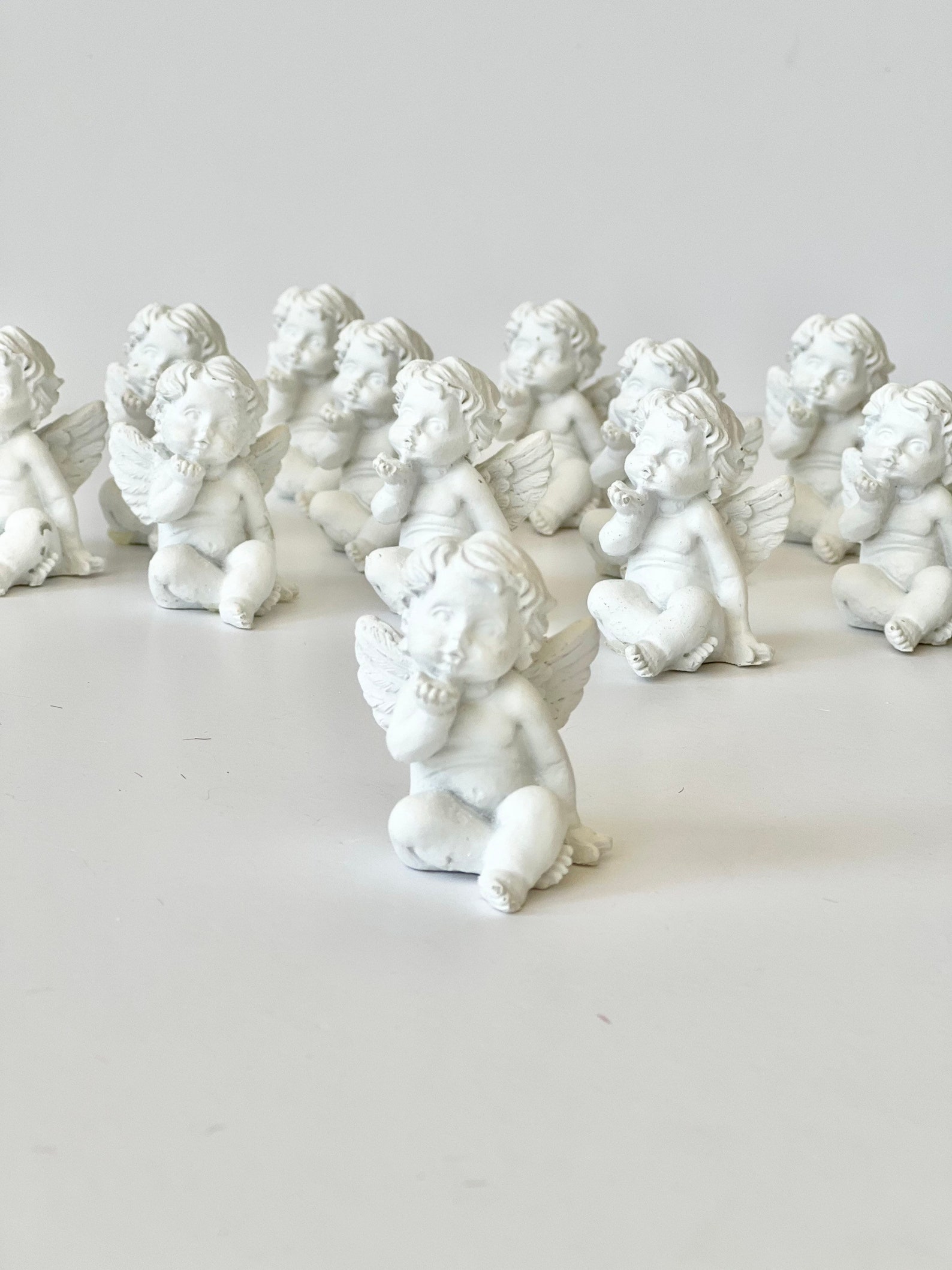 2pcs Miniature Angel Figurine Baby Angel Figurine Religious - Etsy