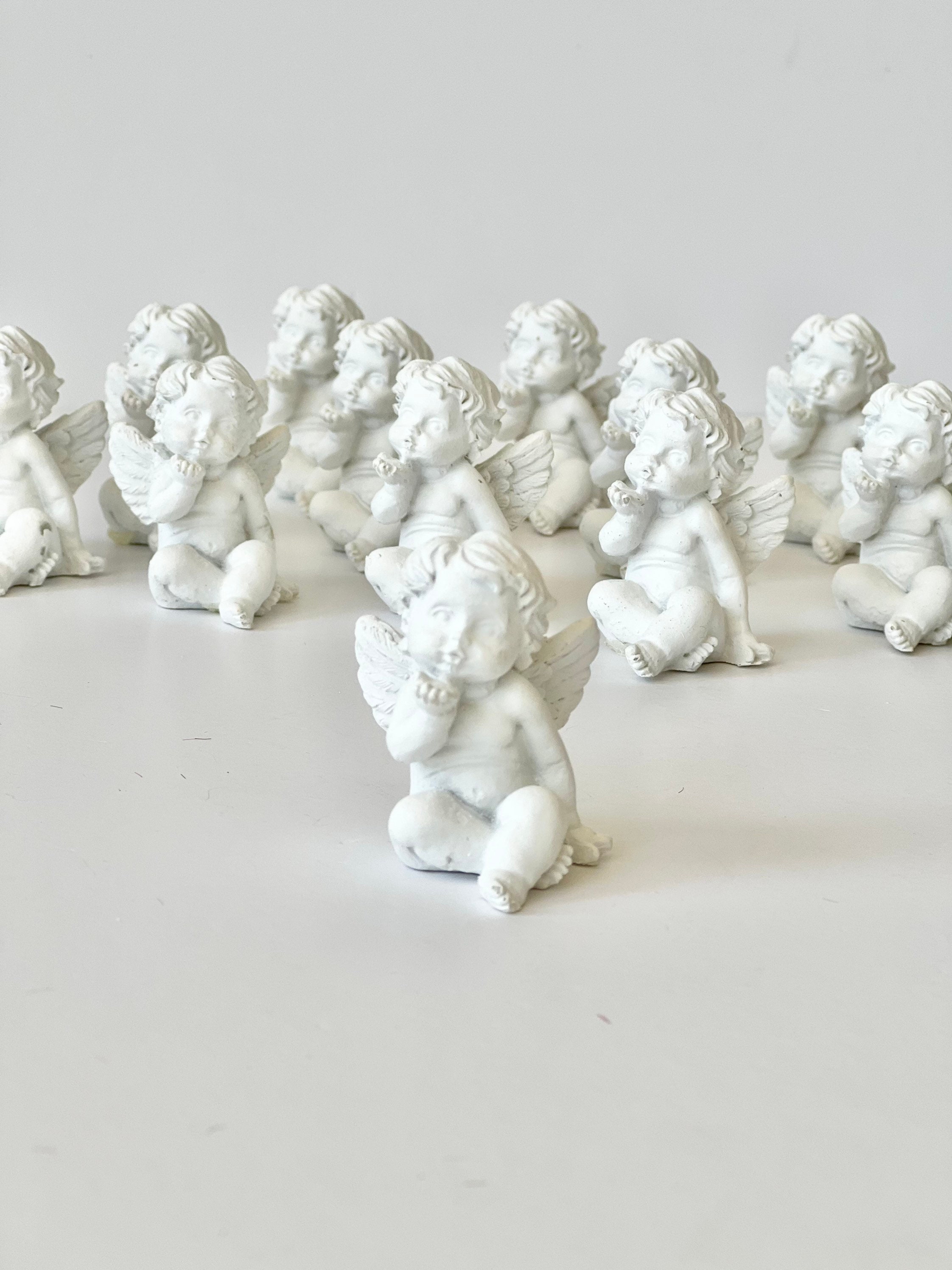 2pcs Miniature Angel Figurine Baby Angel Figurine Religious - Etsy