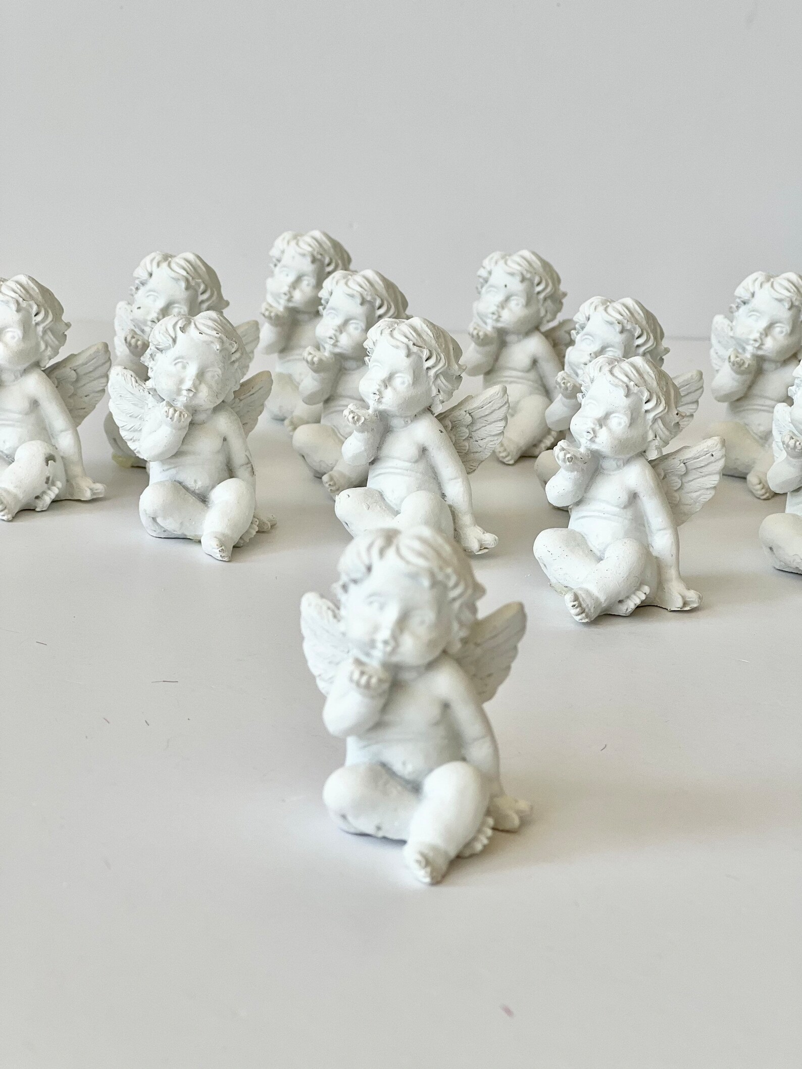 2pcs Miniature Angel Figurine Baby Angel Figurine Religious - Etsy