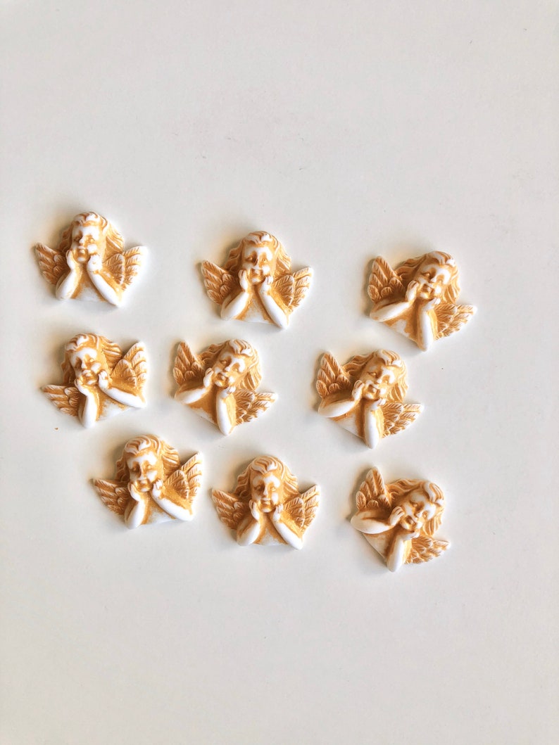 10 Pcs Resin Angel, Home Decor, Vintage Angel, Kawaii Miniature ...
