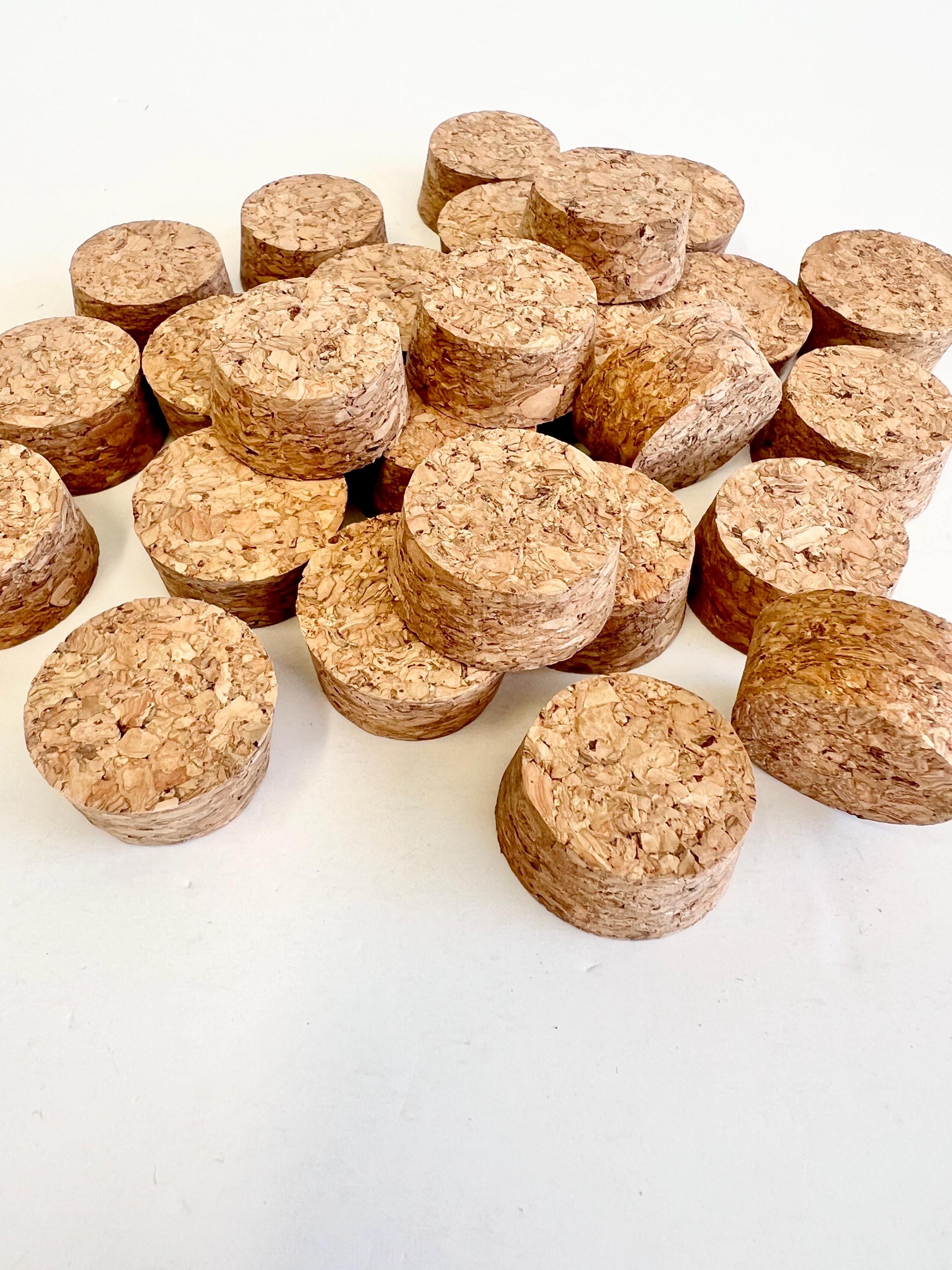 10 Pcs Corks Stoppers Size of 28x12mm, Corks for Miniature Bottles ...