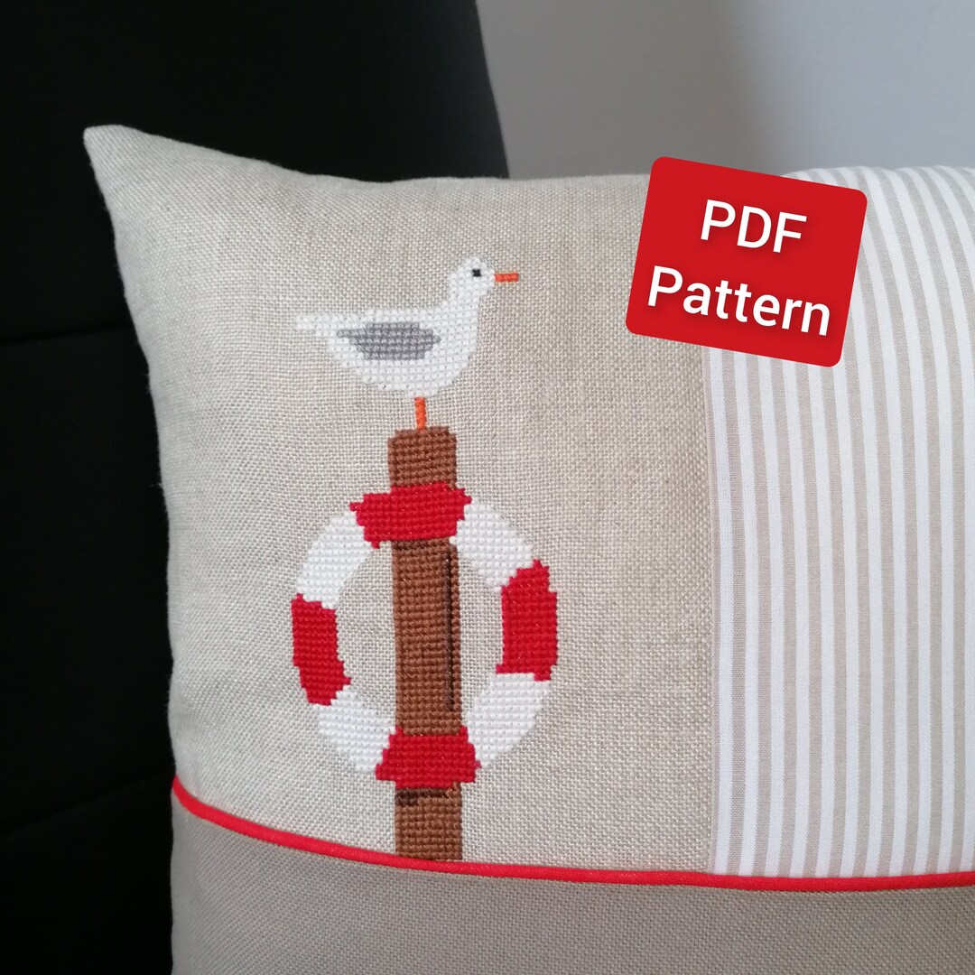 Seagull Maritime Cross Stitch Patterns, PDF Pattern, Cross Stitch ...